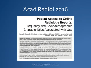 IT changes communication for radiologists | PPTX