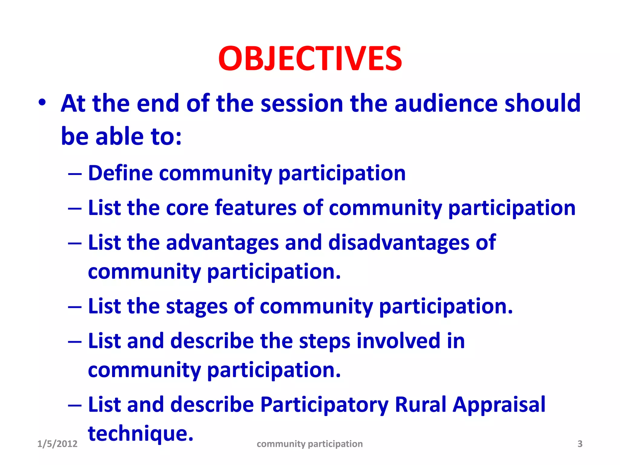 New community participation | PPTX