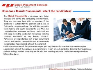 maruti placement profile | PPT