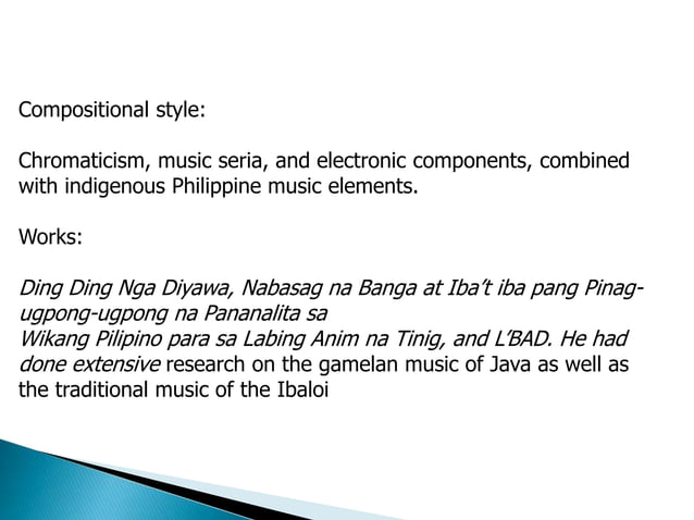 g10 3rd quarter New composers | PPTX | World/International Music | Music