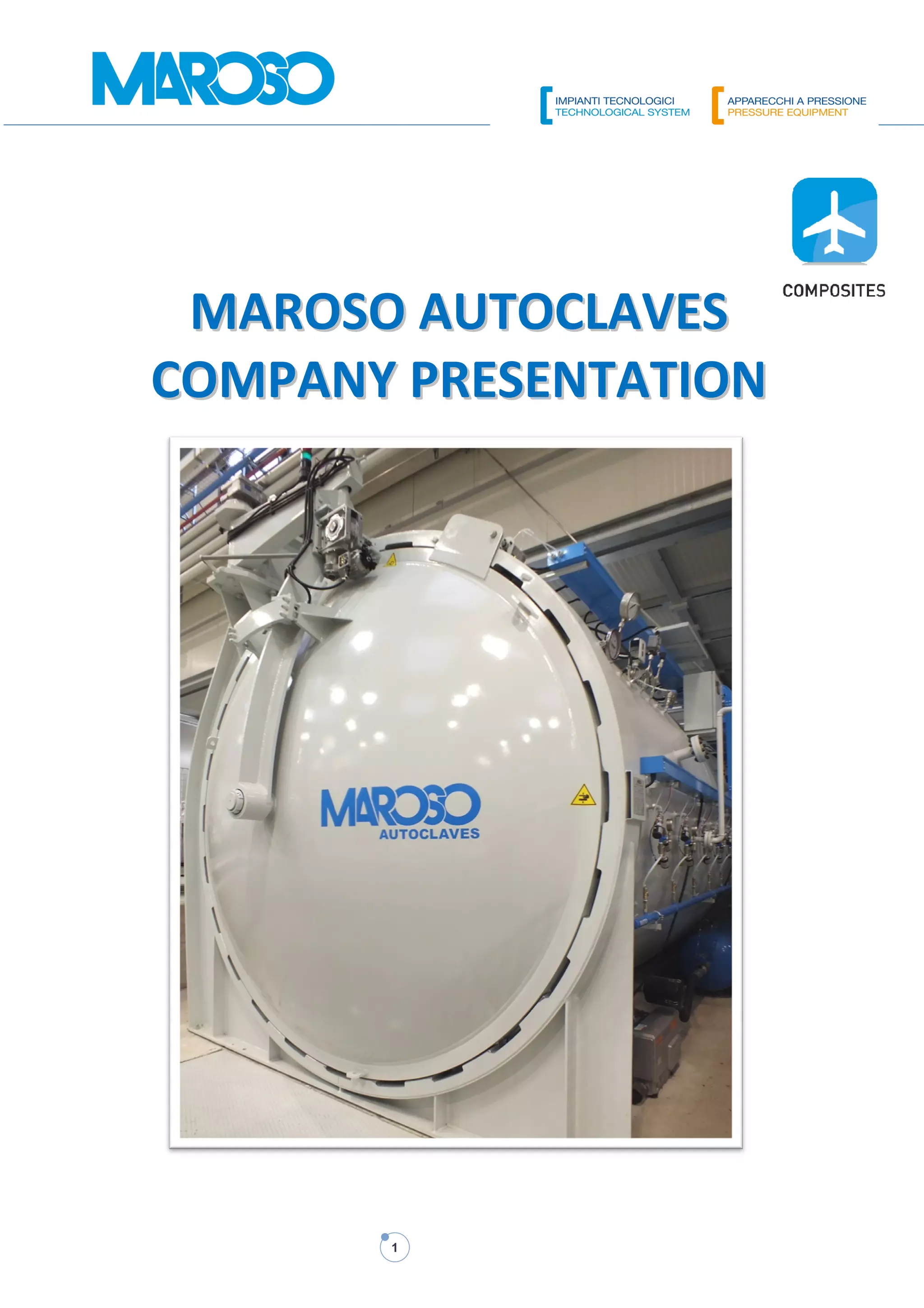 Maroso Autoclaves for Composites presentation | PDF