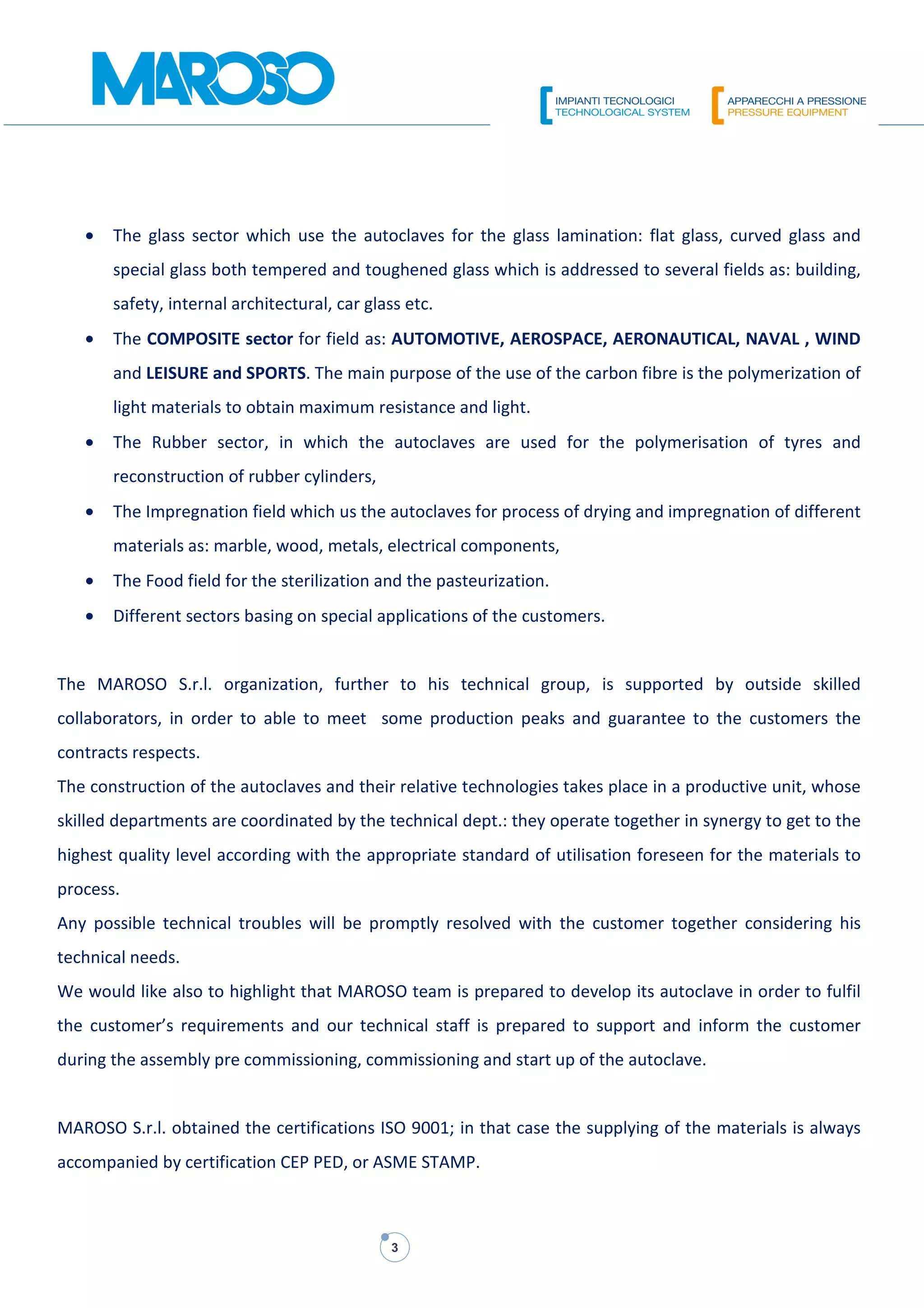 Maroso Autoclaves for Composites presentation | PDF