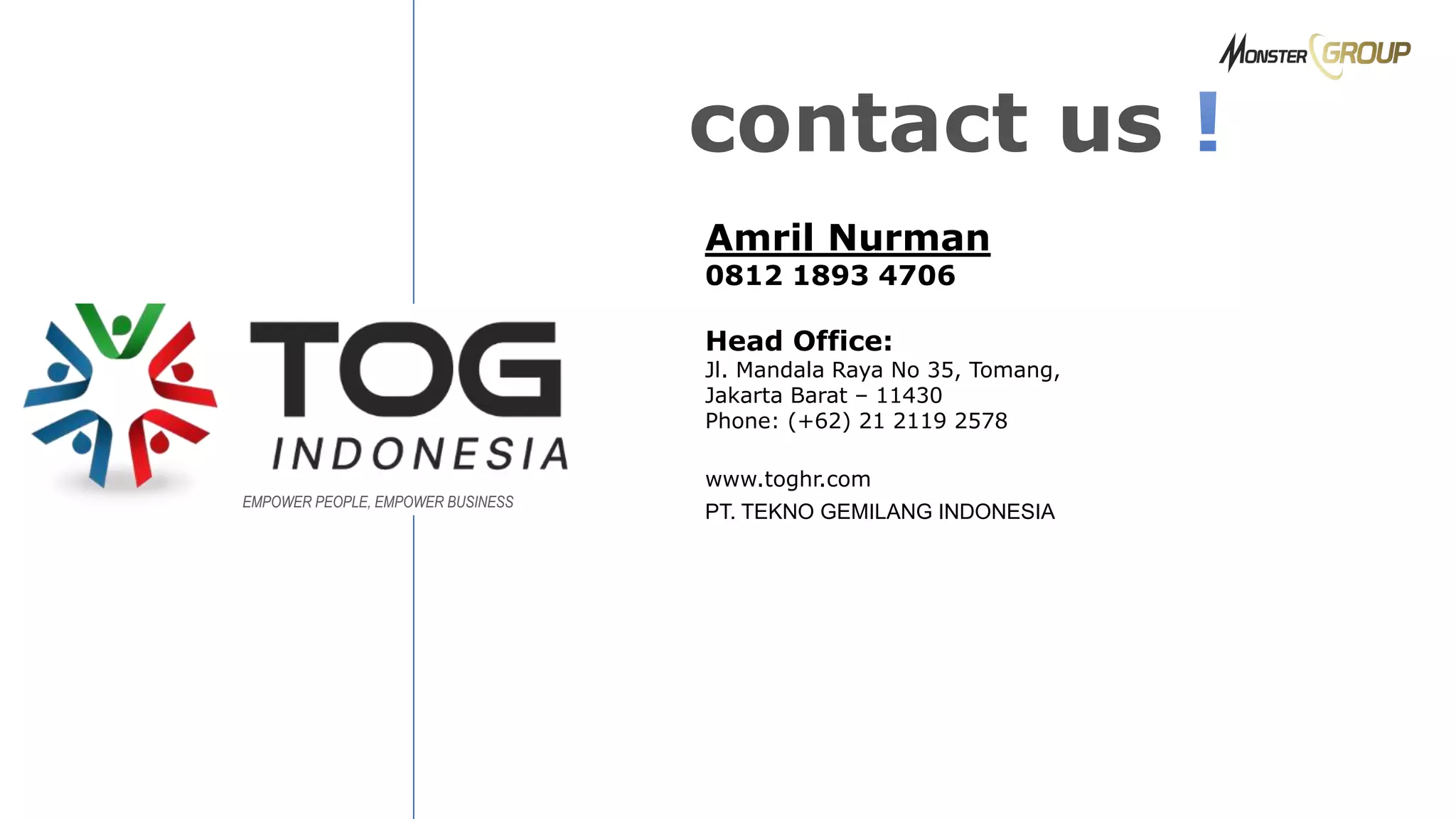 Company Profile TOGI | PPT