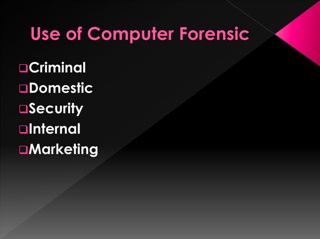 computer forensics | PPT