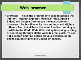 New computer project | ODP