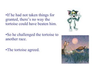 New concept of the story hare and the tortoise | PPTX