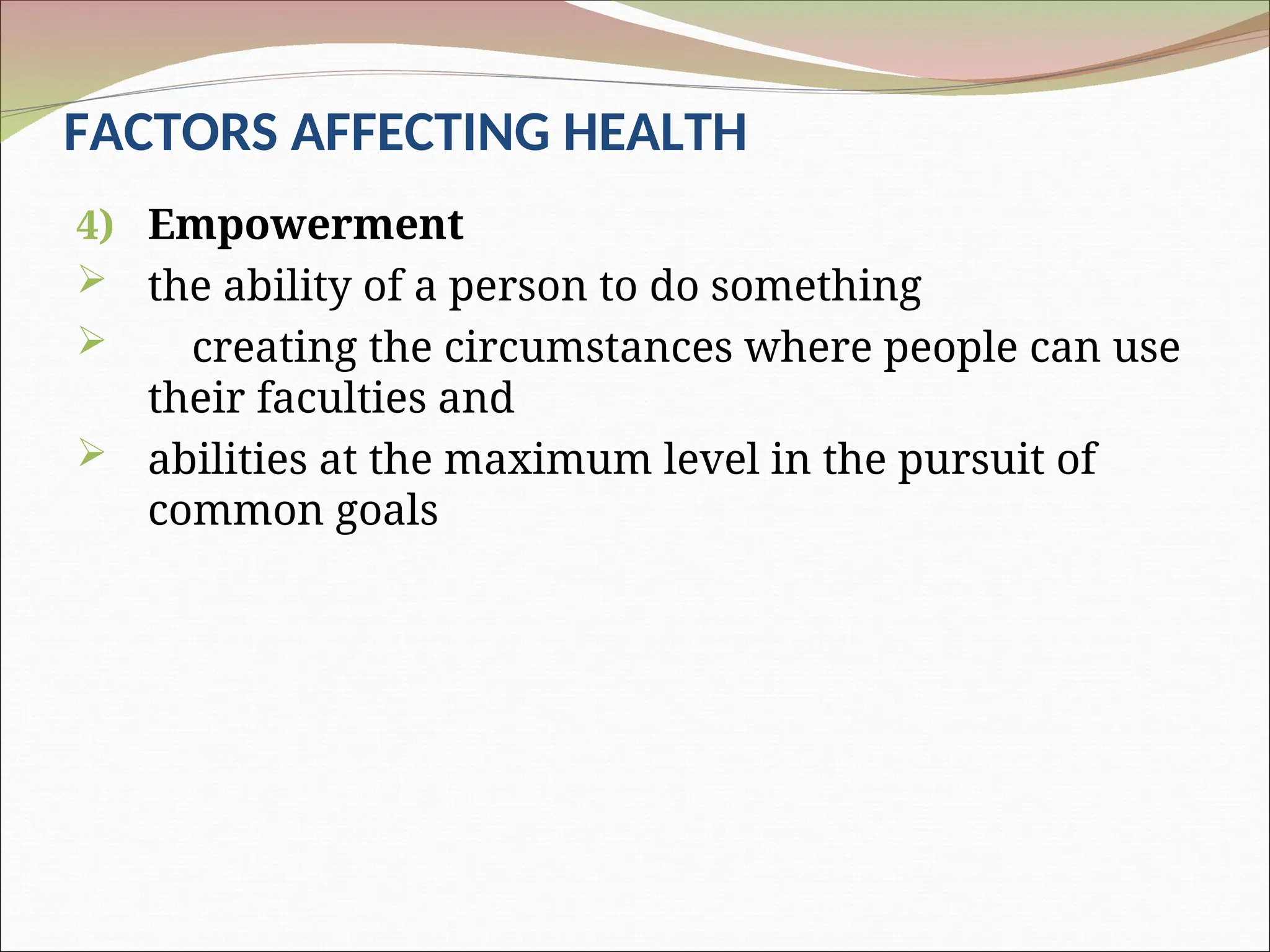 New concepts and factors on health and wellness | PPT