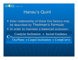 (New) concepts of complete denture occlusion | PDF