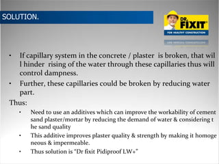 New construction integral waterproofing ppt | PPTX