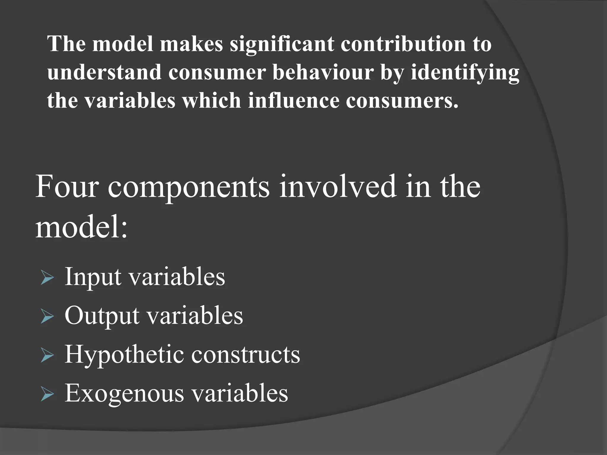 consumer behavior model | PPTX