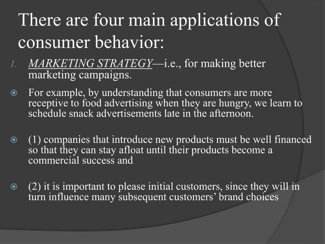 consumer behavior model | PPTX