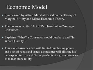 consumer behavior model | PPTX