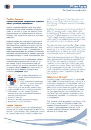 New Consumer Principle A4 | PDF