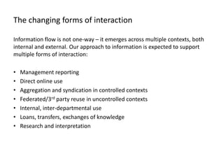 New Contexts for Museum Information | PPT