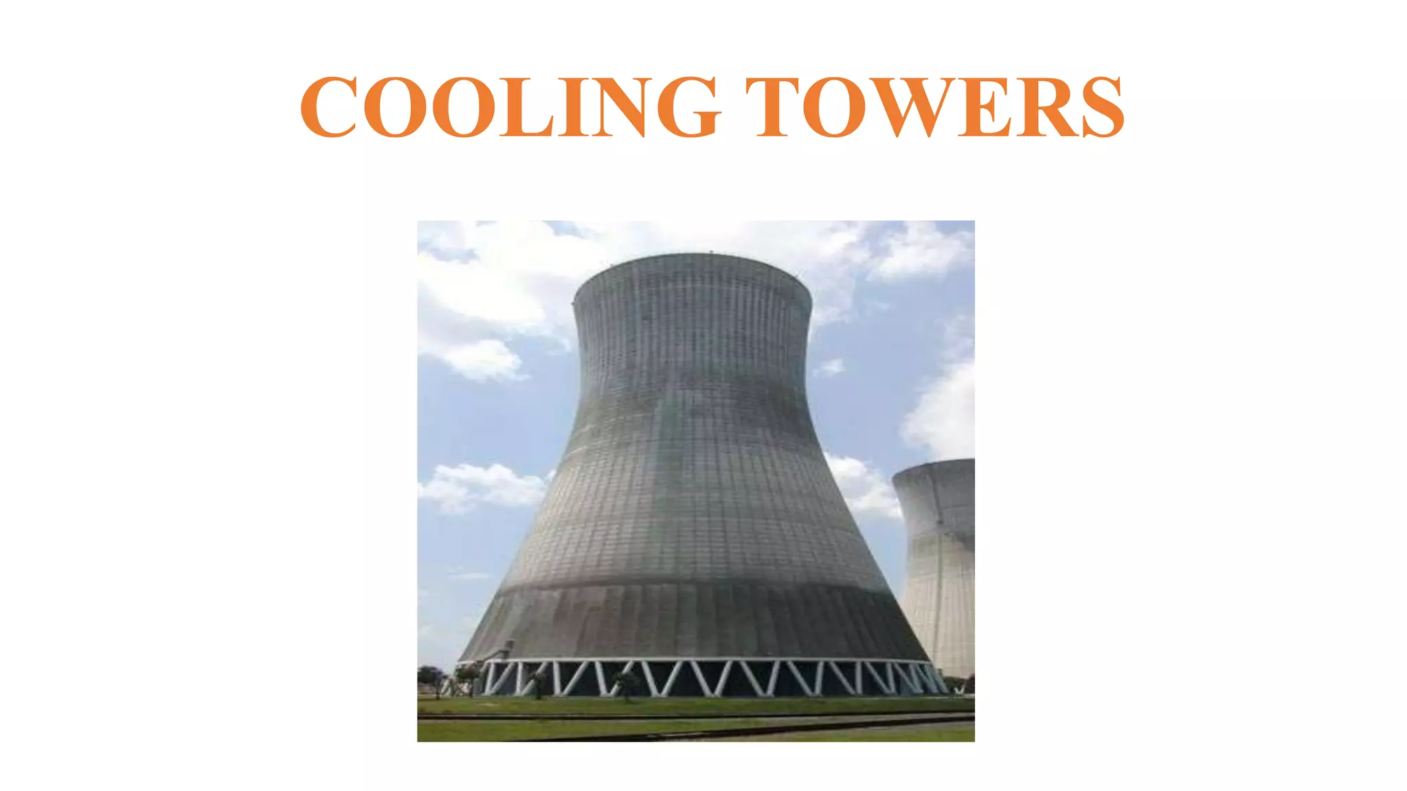 Cooling Towers - Classifications and Working | PPTX