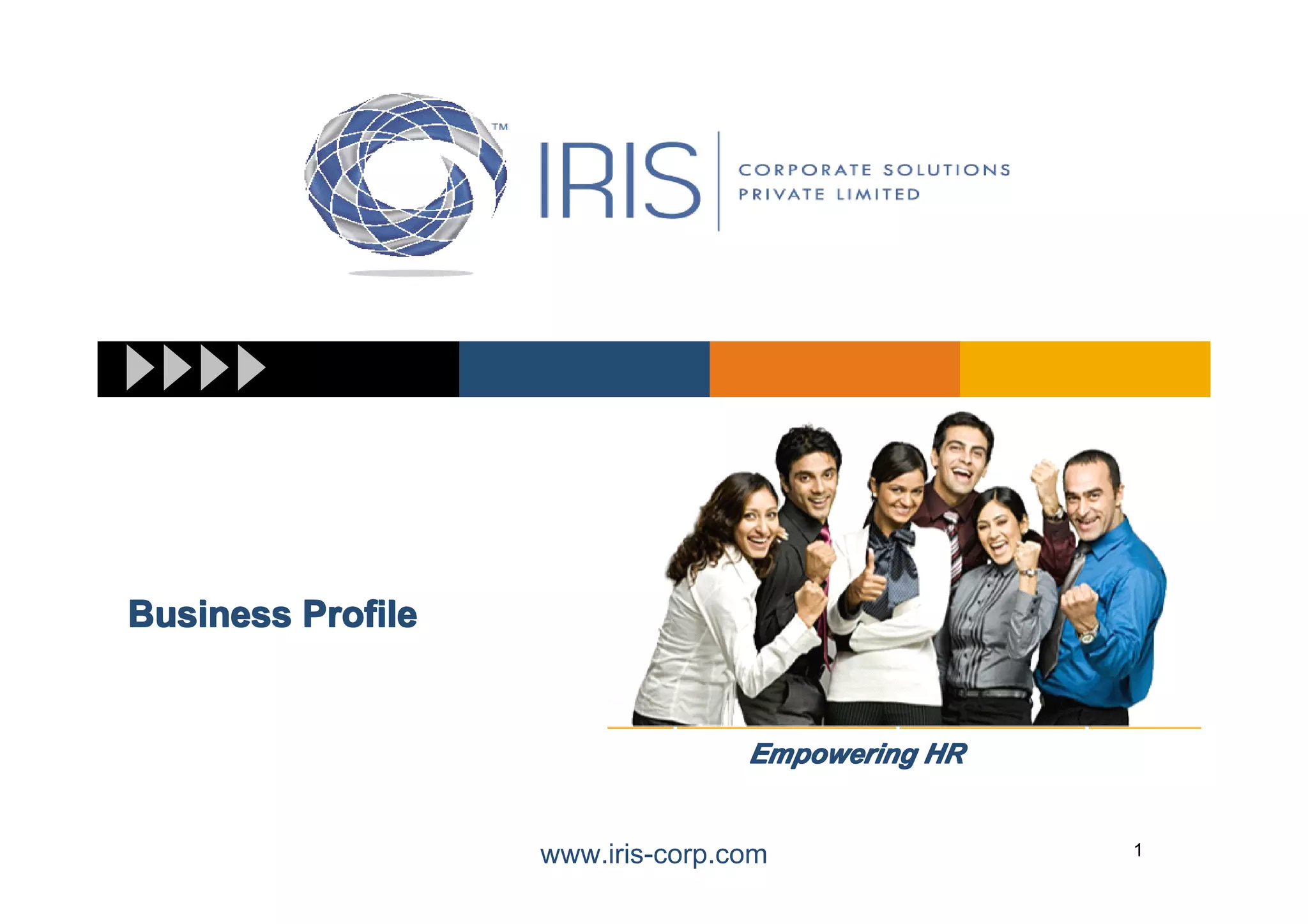 Iris-Corp's corporate business profile | PPT