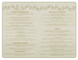 New country kitchen lunch menu | PPT