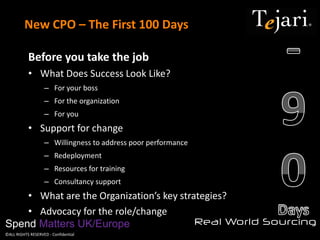 New CPO - The First 100 Days | PDF