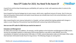 New CPT Codes For 2023, You Need To Be Aware Of.pdf