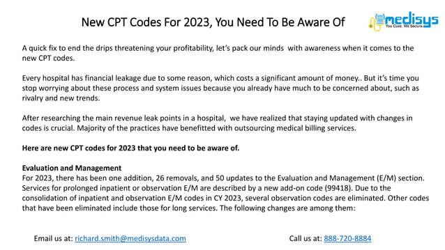 New CPT Codes For 2023, You Need To Be Aware Of.pdf