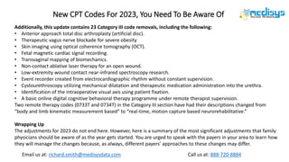 New CPT Codes For 2023, You Need To Be Aware Of.pptx