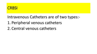 new crbsi.ppt | First Aid | Injuries