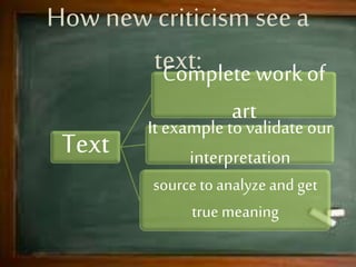 New criticism | PPTX
