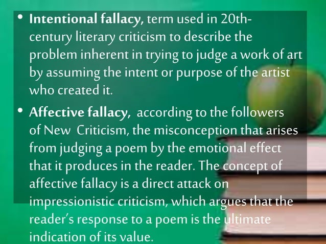 New criticism | PPTX | Poetry | Books and Literature