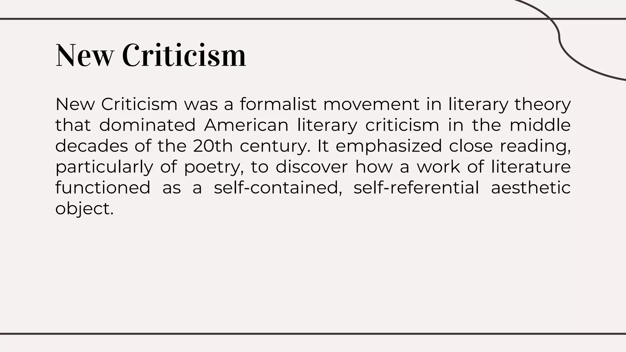 NEW CRITICISM AND CULTURAL MATERIALISM.pptx