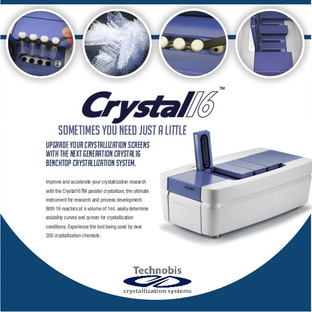 The New Crystal16 from Technobis Crystallization Systems
