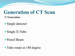 Difference Between Single Slice and Multi Slice CT Scanner | PPTX