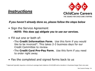 New customer package pa | PPT