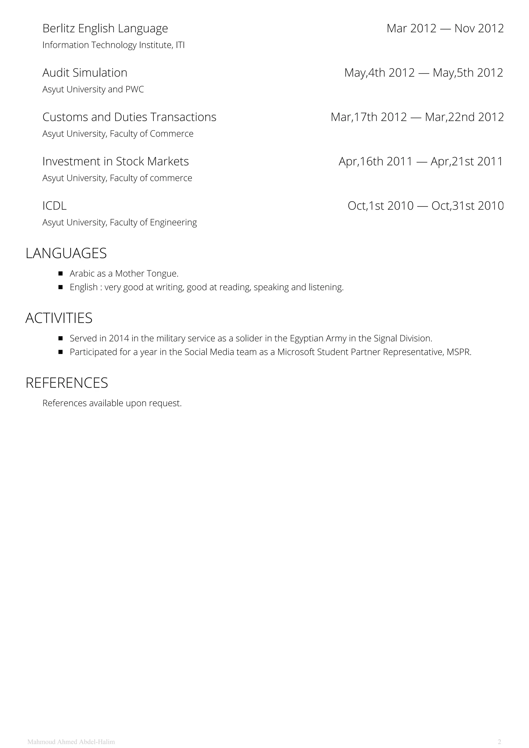 My CV | PDF