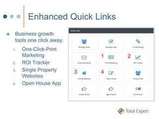 Total Expert Dashboard Features Update | PPT