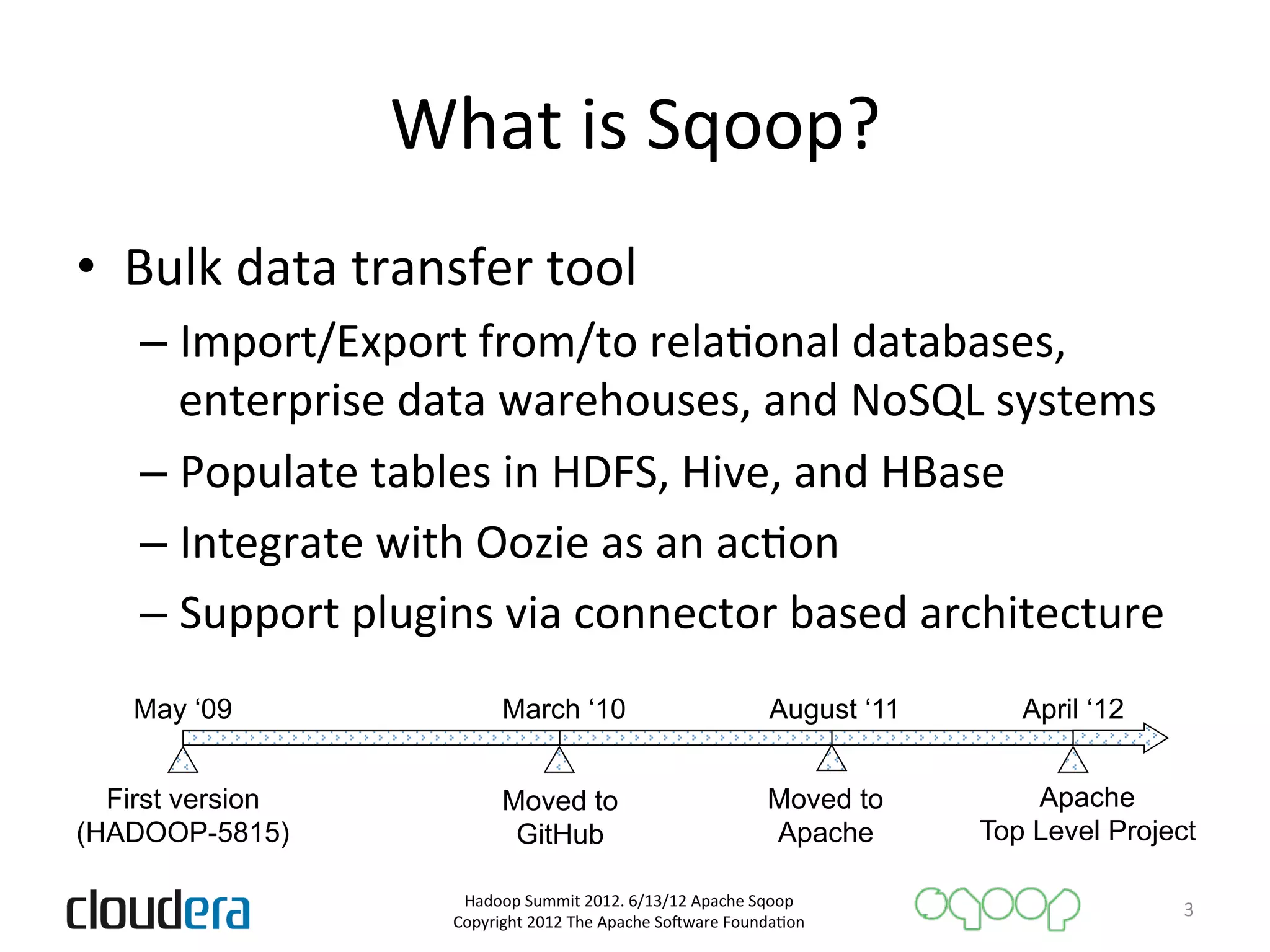 New Data Transfer Tools for Hadoop: Sqoop 2 | PPT | Free Download