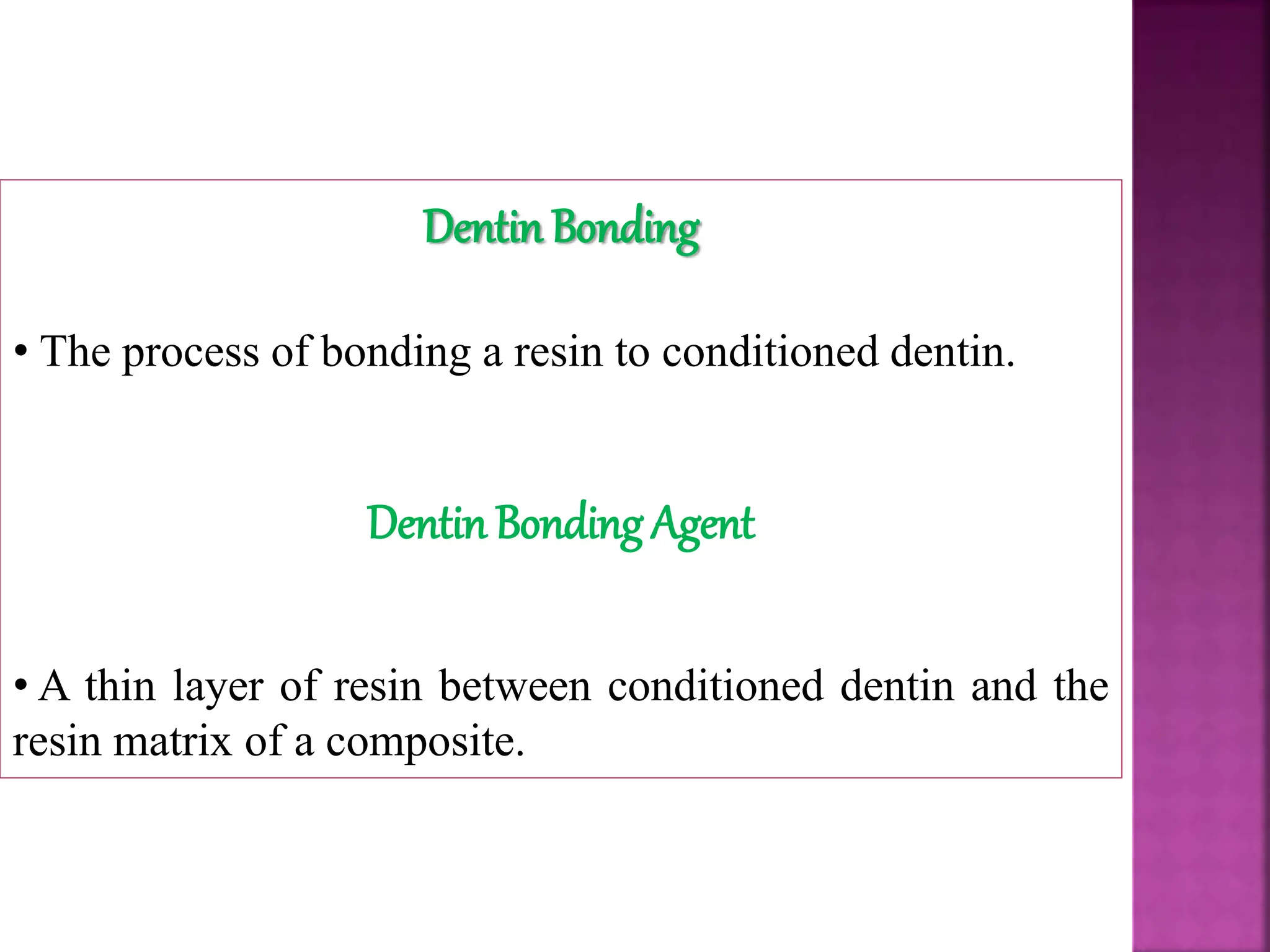 new dba-1(1).pptx DENTIN BONDING AGENTS GENERATIONS, ADVANTAGES N DISADVANTAGES | PPT | Free ...