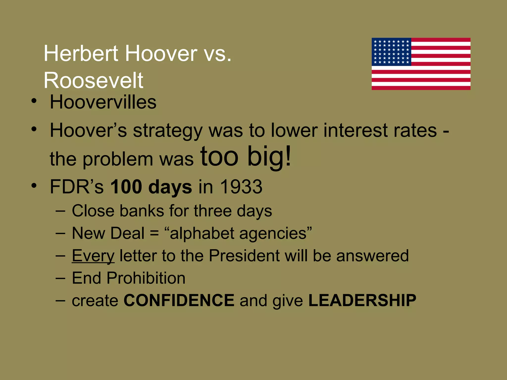 Introduction to The Great Depression and the New Deal | PPT