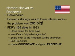 Introduction to The Great Depression and the New Deal | PPT