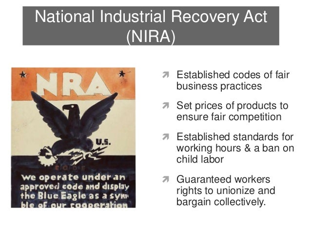 National Industrial Recovery Act