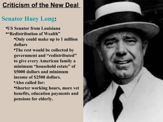 New Deal Criticism | PPT