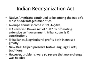 Impact of the New Deal | PPT
