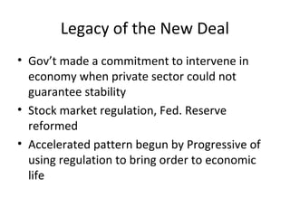 New Deal Impact | PPT