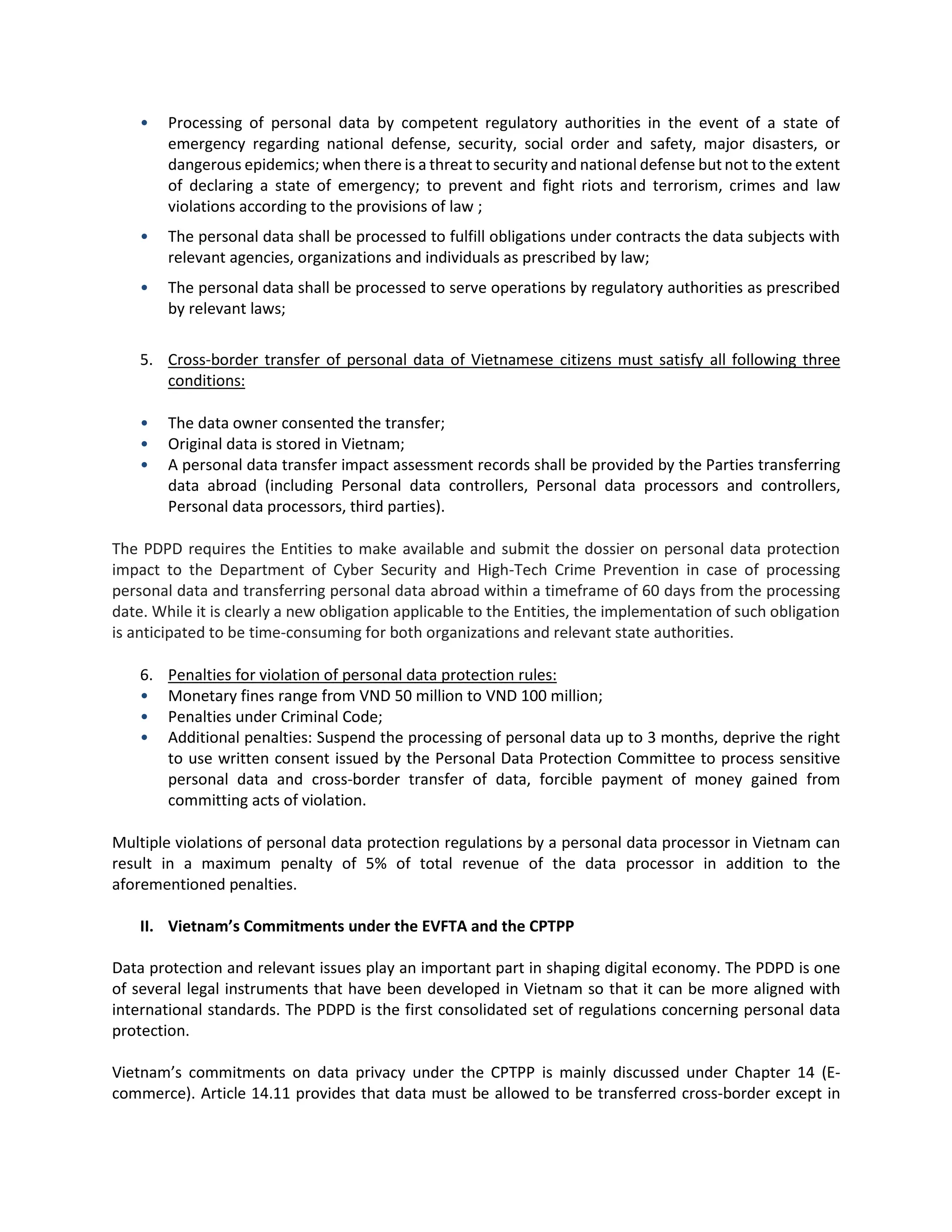 NEW DECREE ON PERSONAL DATA PROTECTION AND CROSS-BORDER PROVISION OF ...