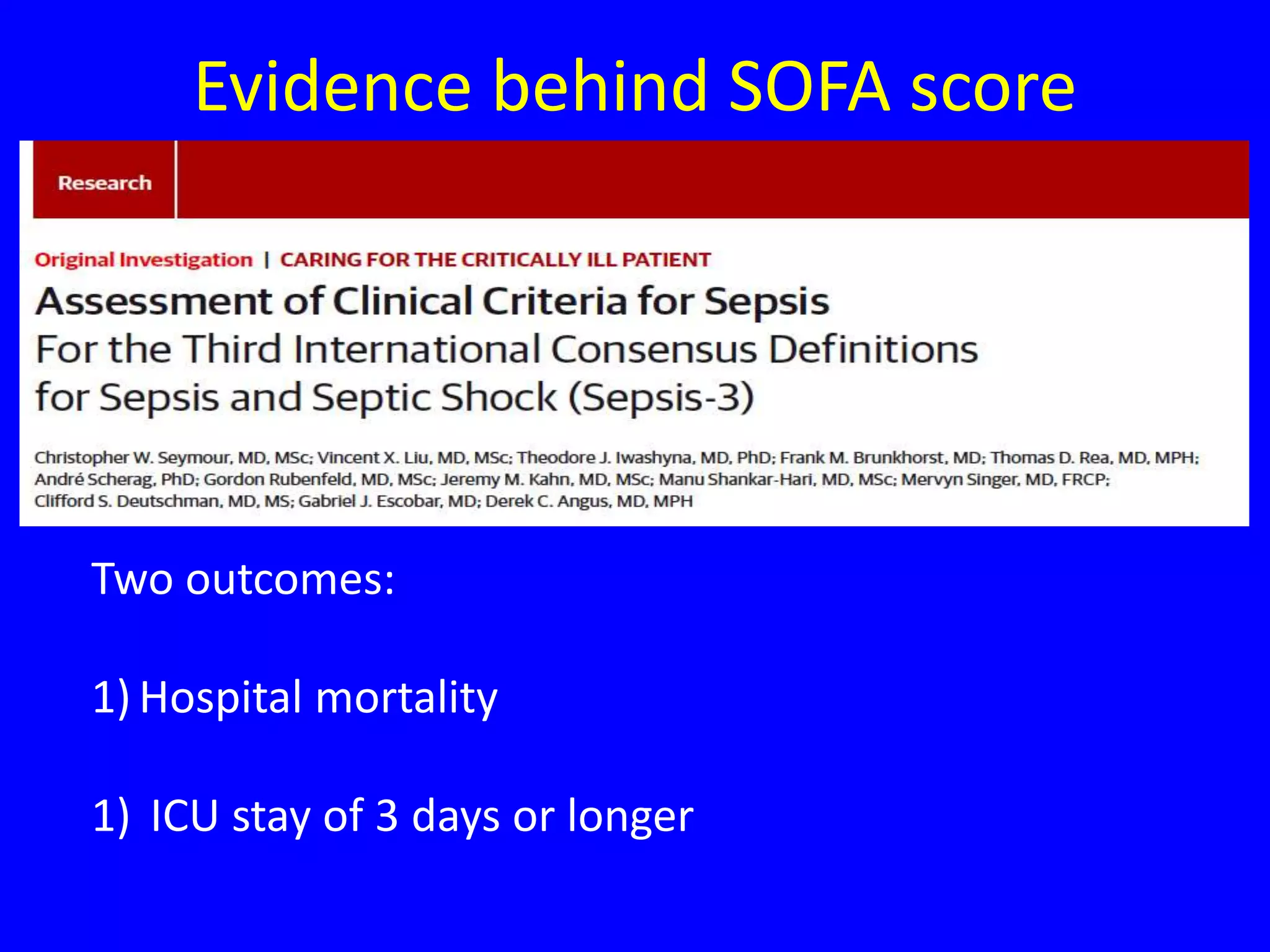 New definition of sepsis... sepsis 3 | PPT