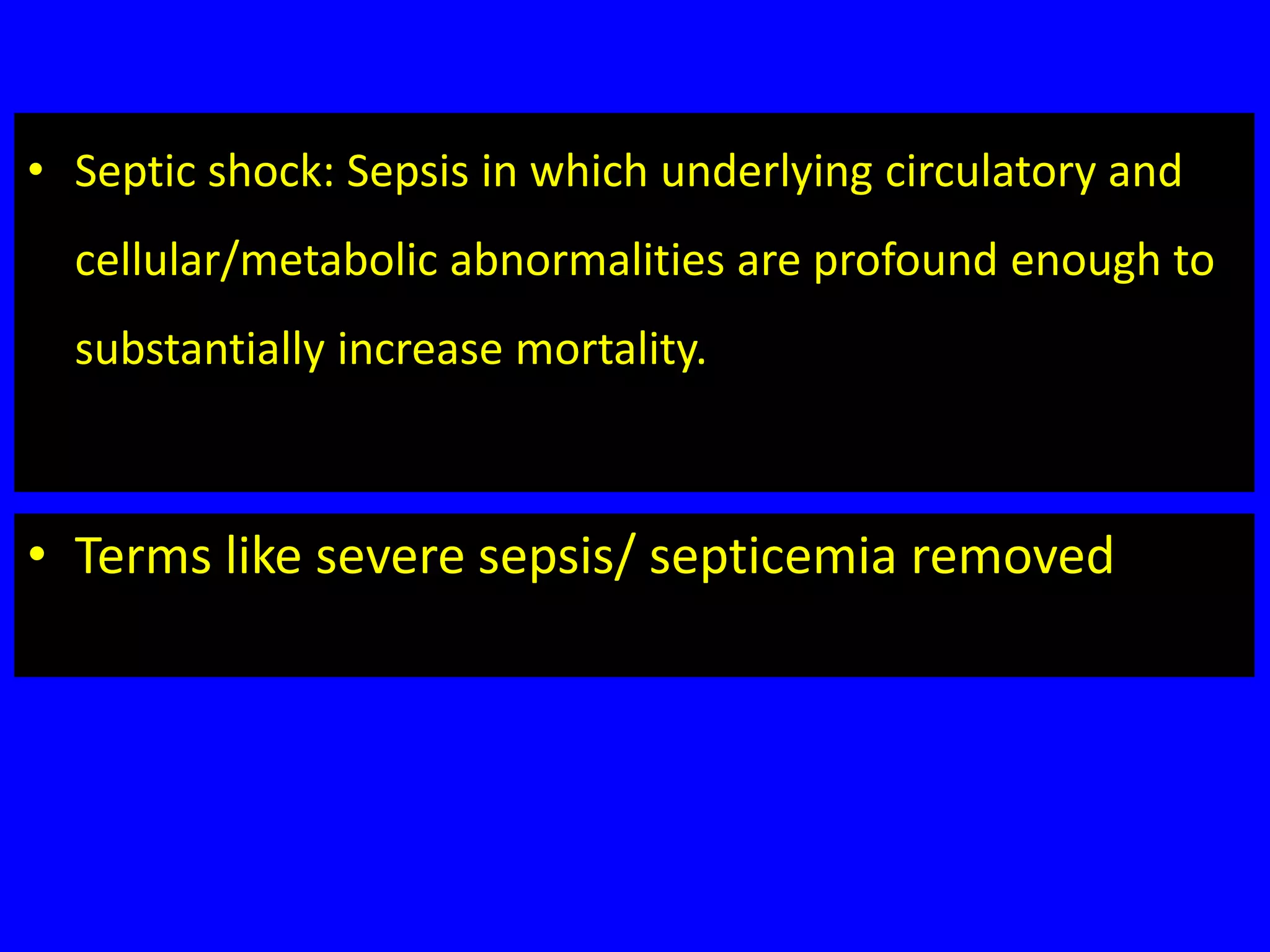 New definition of sepsis... sepsis 3 | PPT