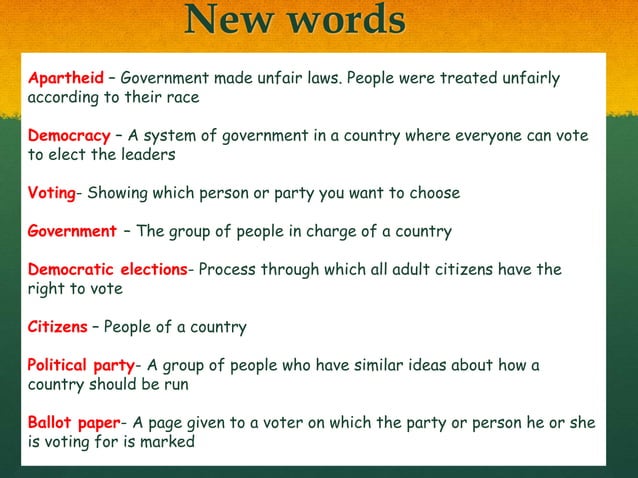 New democracy & citizenship | PPTX