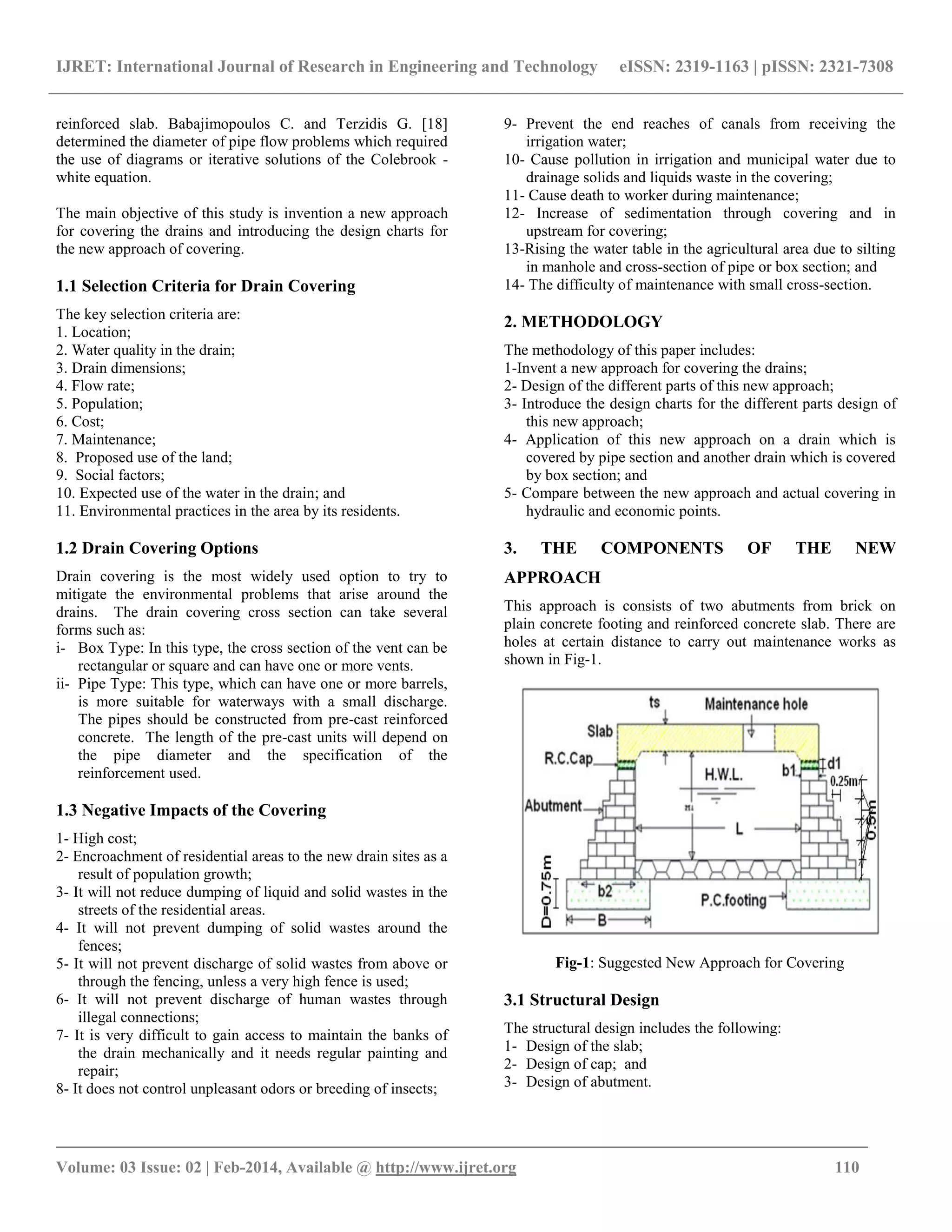 New design approach for drains coverings | PDF