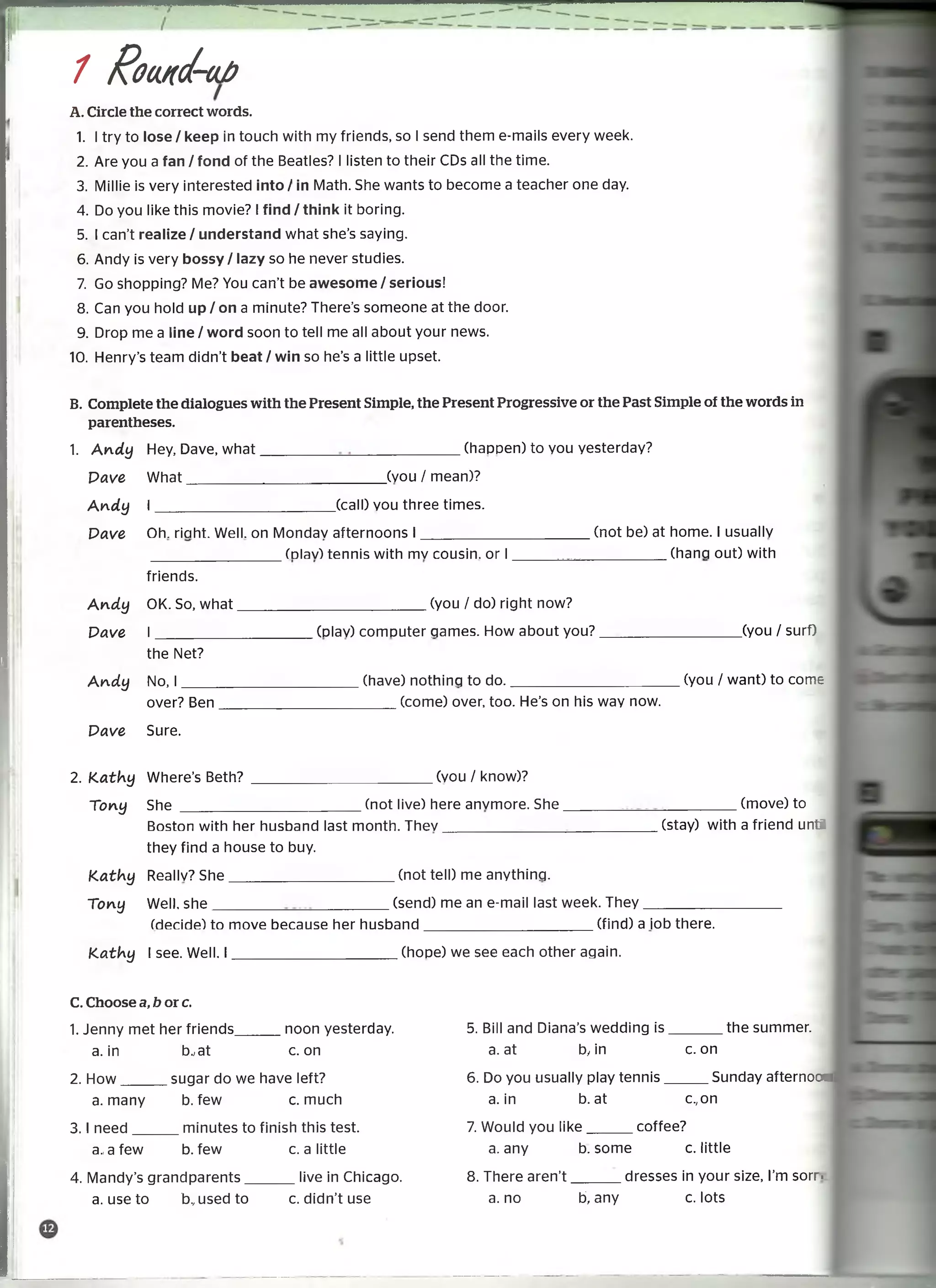 New destinations pre intermediate a2-workbook | PDF