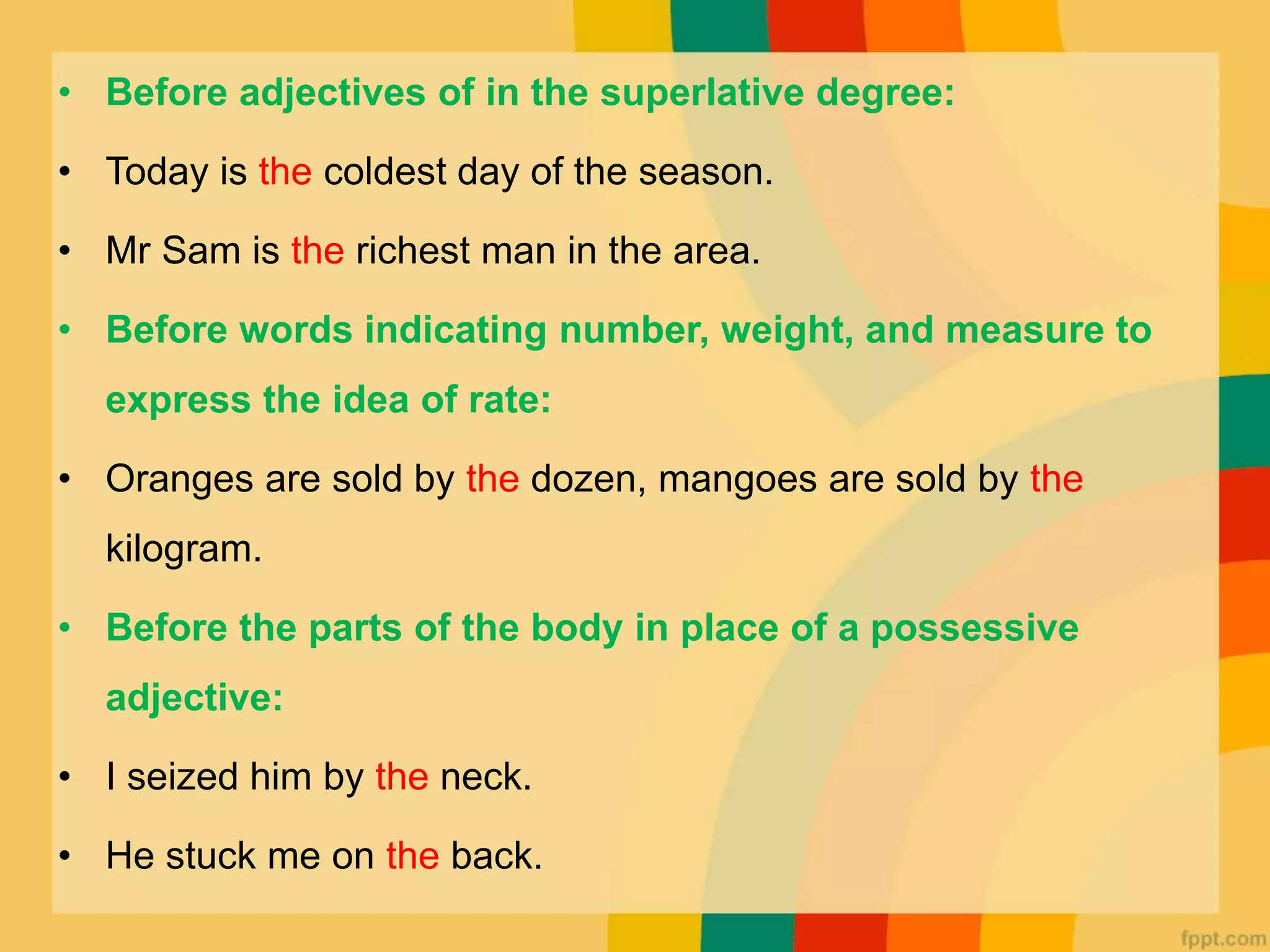 determiners for class x by Sharwan kumar | PPTX