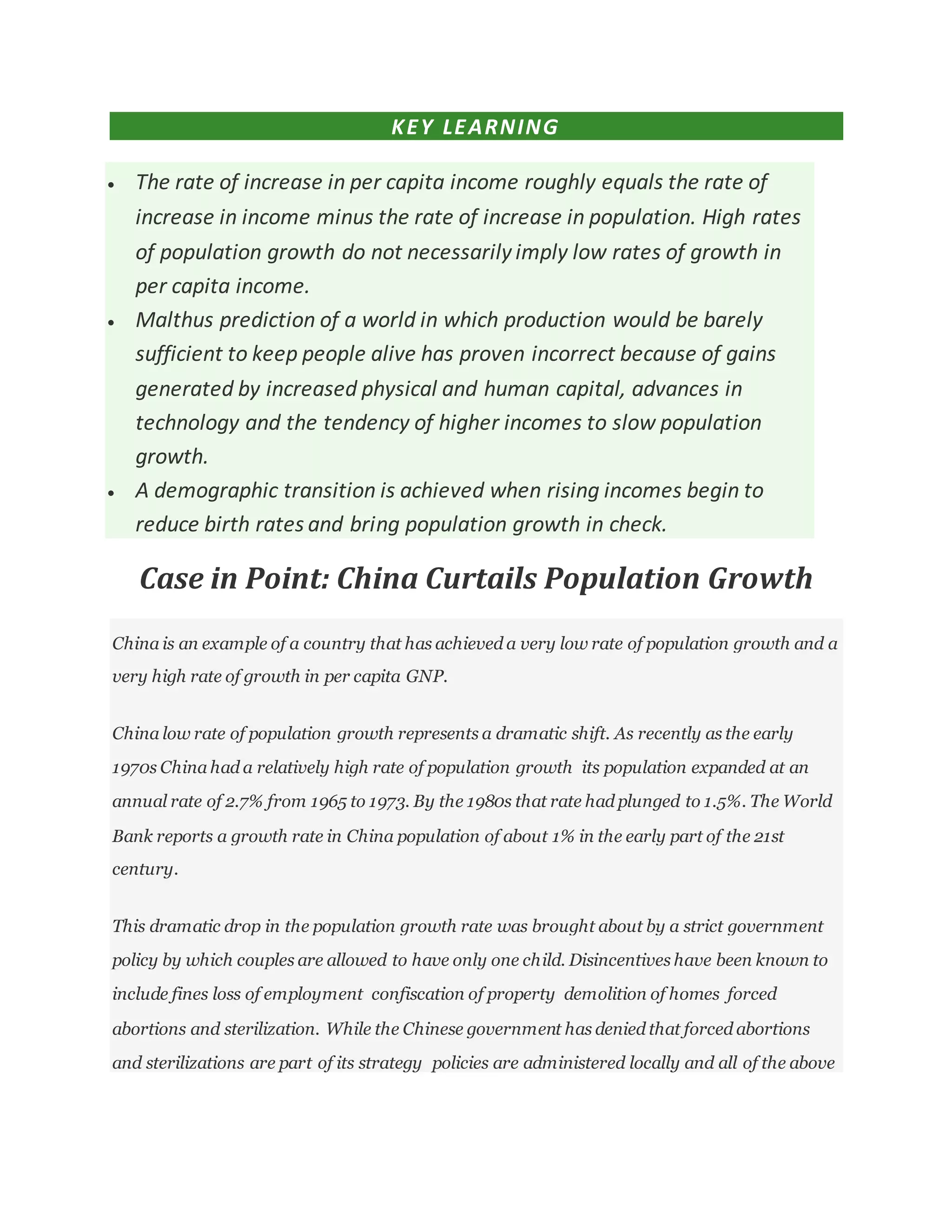 population growth and economic development | DOCX
